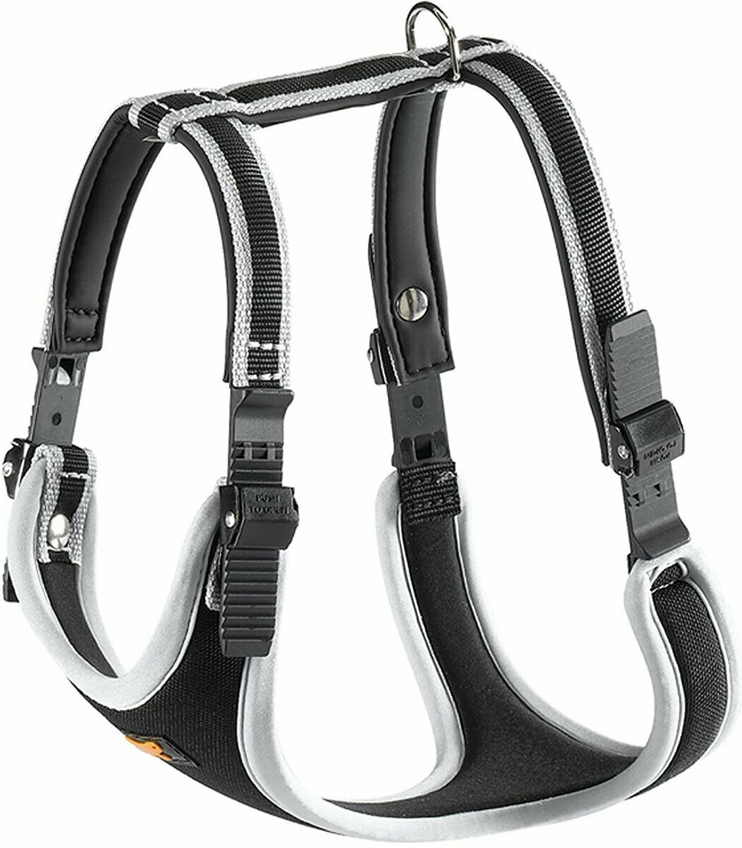 FERPLAST шлейка ERGOCOMFORT Р LARGE для крупных пород с мягким наполнением (серая)