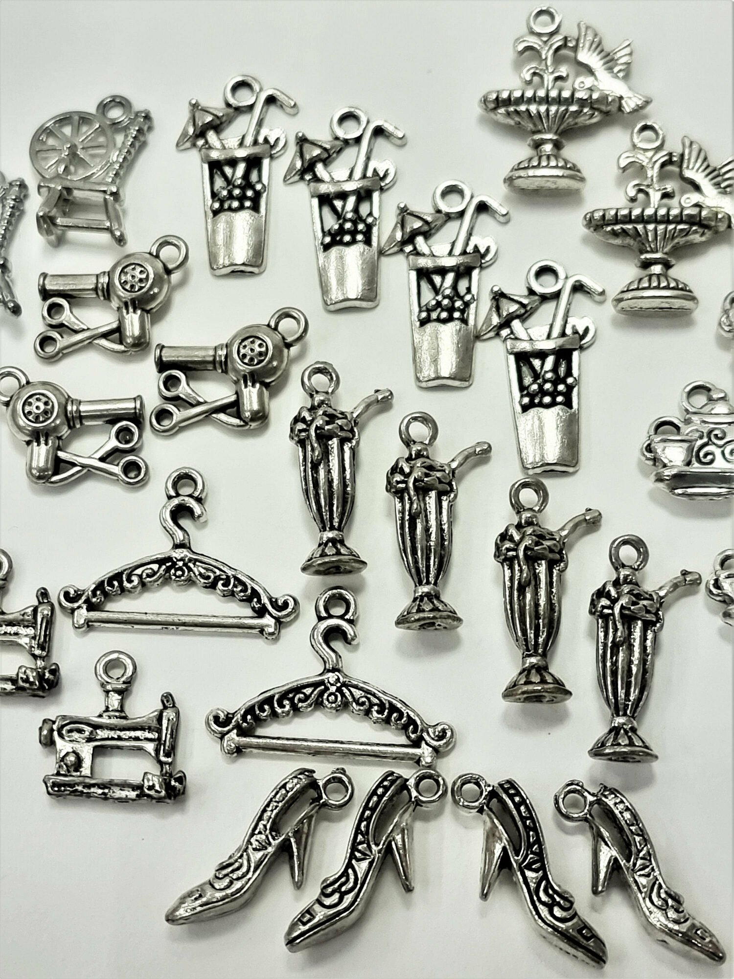 Подвески металлические "Женские штучки-1". 27шт.