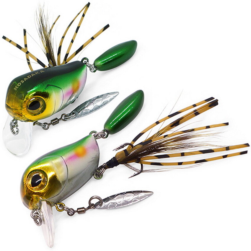 Воблер Kosadaka Micro Tappy 54F, плав, 54мм, 4.8г, 0.0-0.2м, цв. CGA