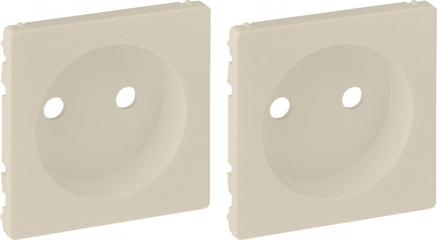 Лицевая панель Legrand Valena Life для розетки слоновая кость (комплект из 2 шт.)