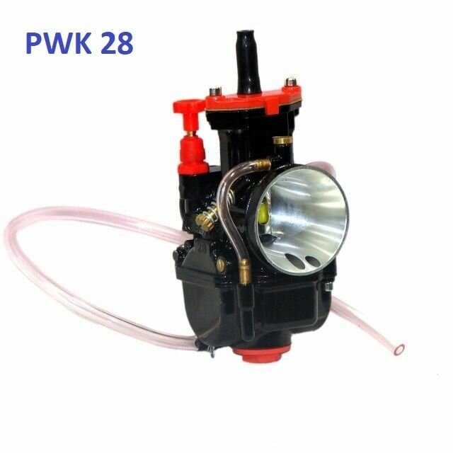 Карбюратор 28мм OKO RACING оригинал PWK28 (полировка) +шланг +жиклеры + патрубок