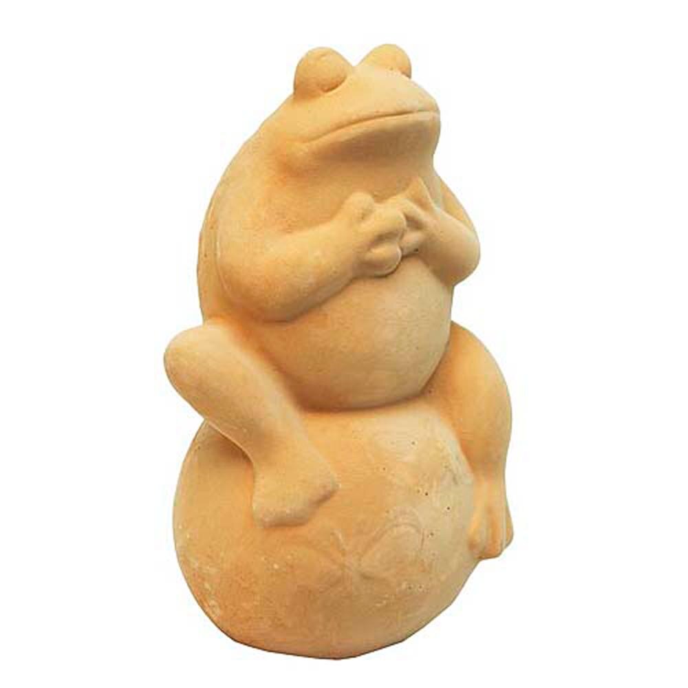 Фигурка керамическая FK-005 Лягушка на шаре (копилка) 22х12х10 см, цена за 1 шт.