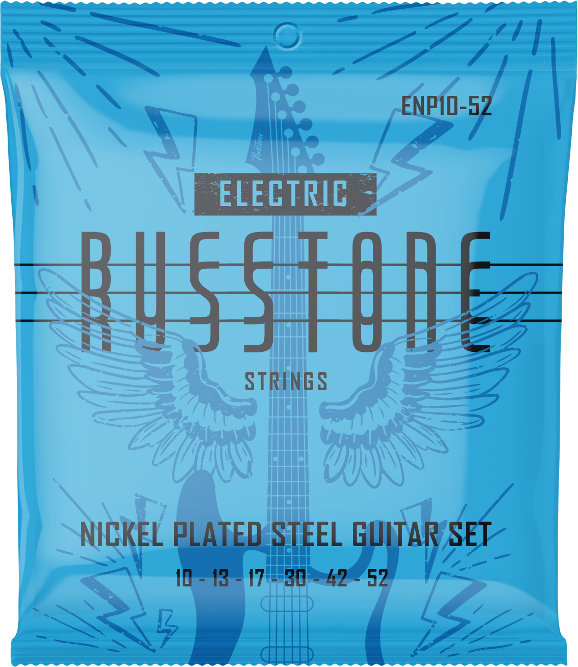 Струны для электрогитары Russtone ENP10-52 Nickel Plated 10-52
