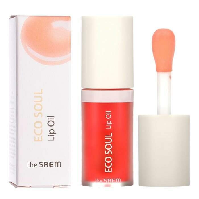 The Saem Масло для губ с экстрактом грейпфрута 6 мл Eco Soul Lip Oil 03 Grapefruit