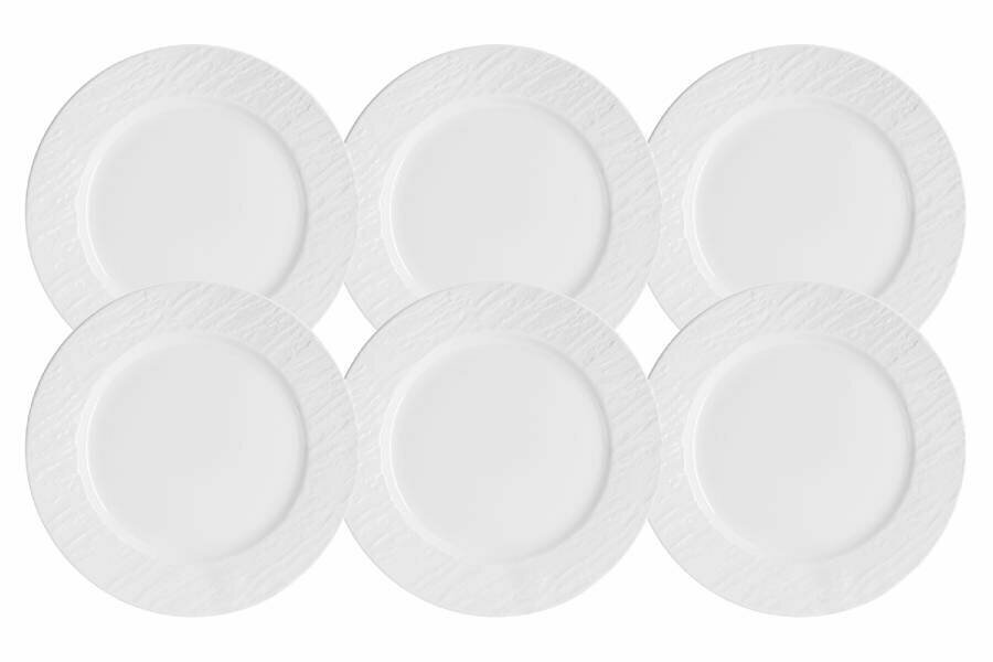 Набор 6 тарелок закусочных Rock, 20,5 см (Home&Style, Китай)