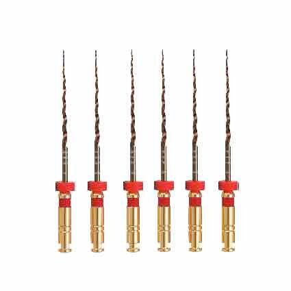 UltraFiles 25мм, размер 04-25, машинные файлы, никель-титан, 6 шт. Eurofile