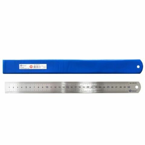 Линейка 400 × 28 × 0.7 мм, нерж. сталь