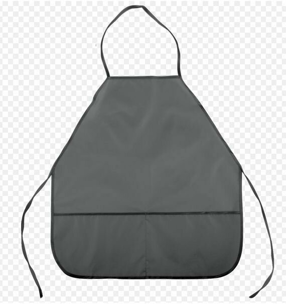 Фартук для труда с тремя карманами deVente, 45*54см, водоотталкивающая ткань, серый