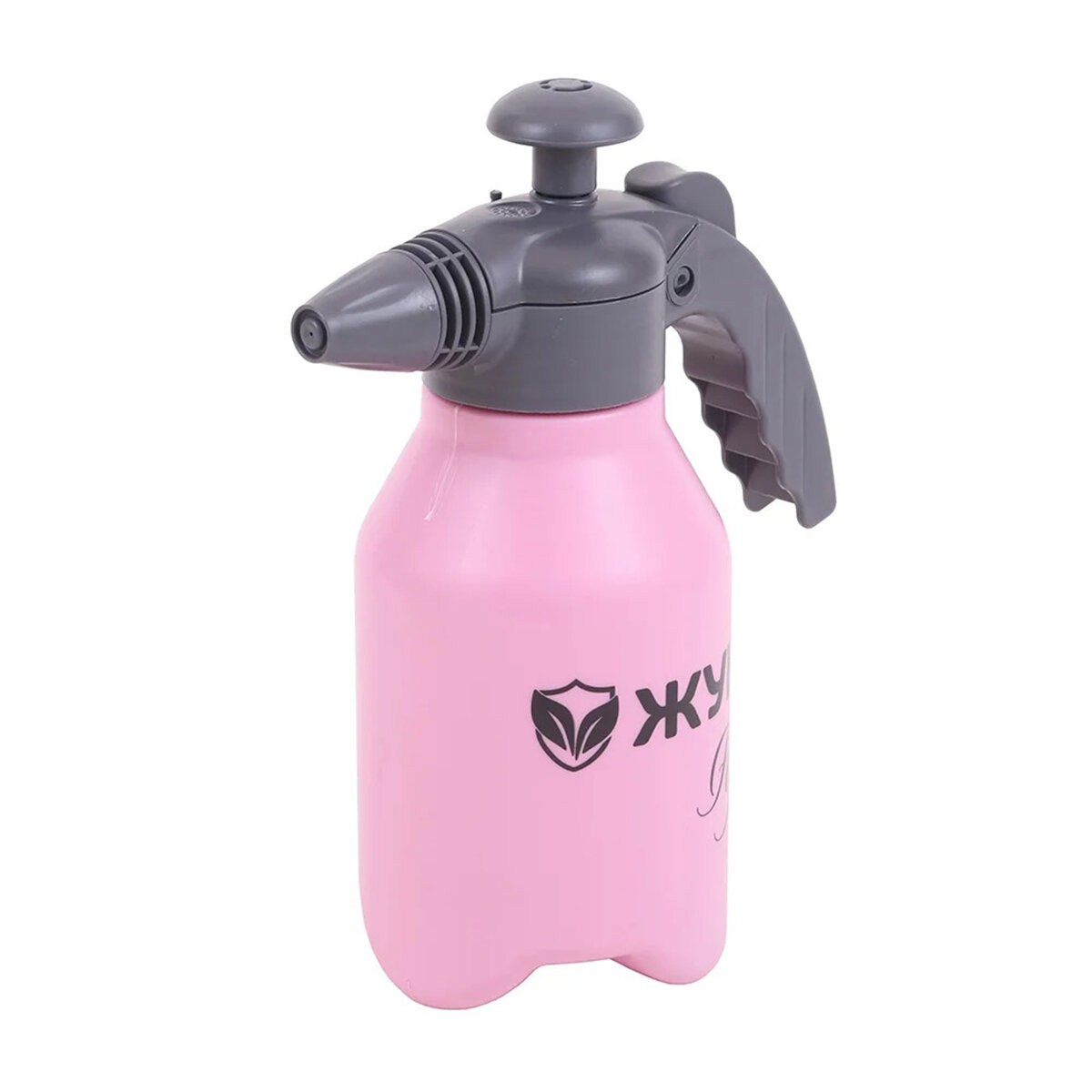 Опрыскиватель помповый "Жук" Fly, 1 литр, из пластика, розовый