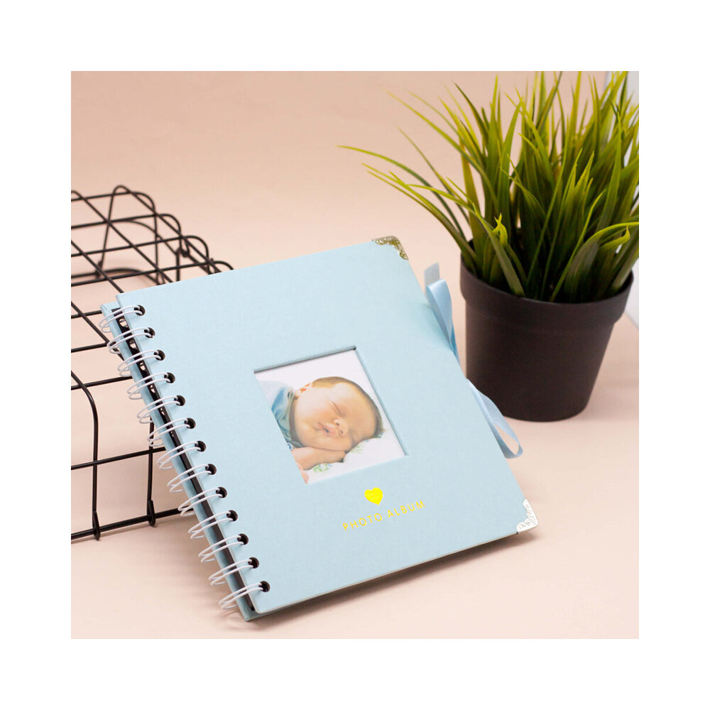 Фотоальбом Metal PA010-TC16 blue, 20 листов, 17.5 х 17.5 х 1 см, компактный дизайн