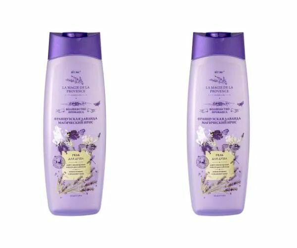 Витэкс Гель для душа, Волшебство Прованса, Французская лаванда и Магический ирис, 515 мл, 2 уп