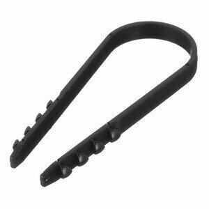 Дюбель-хомут для круглого кабеля 19-25 мм черный (50 шт.)