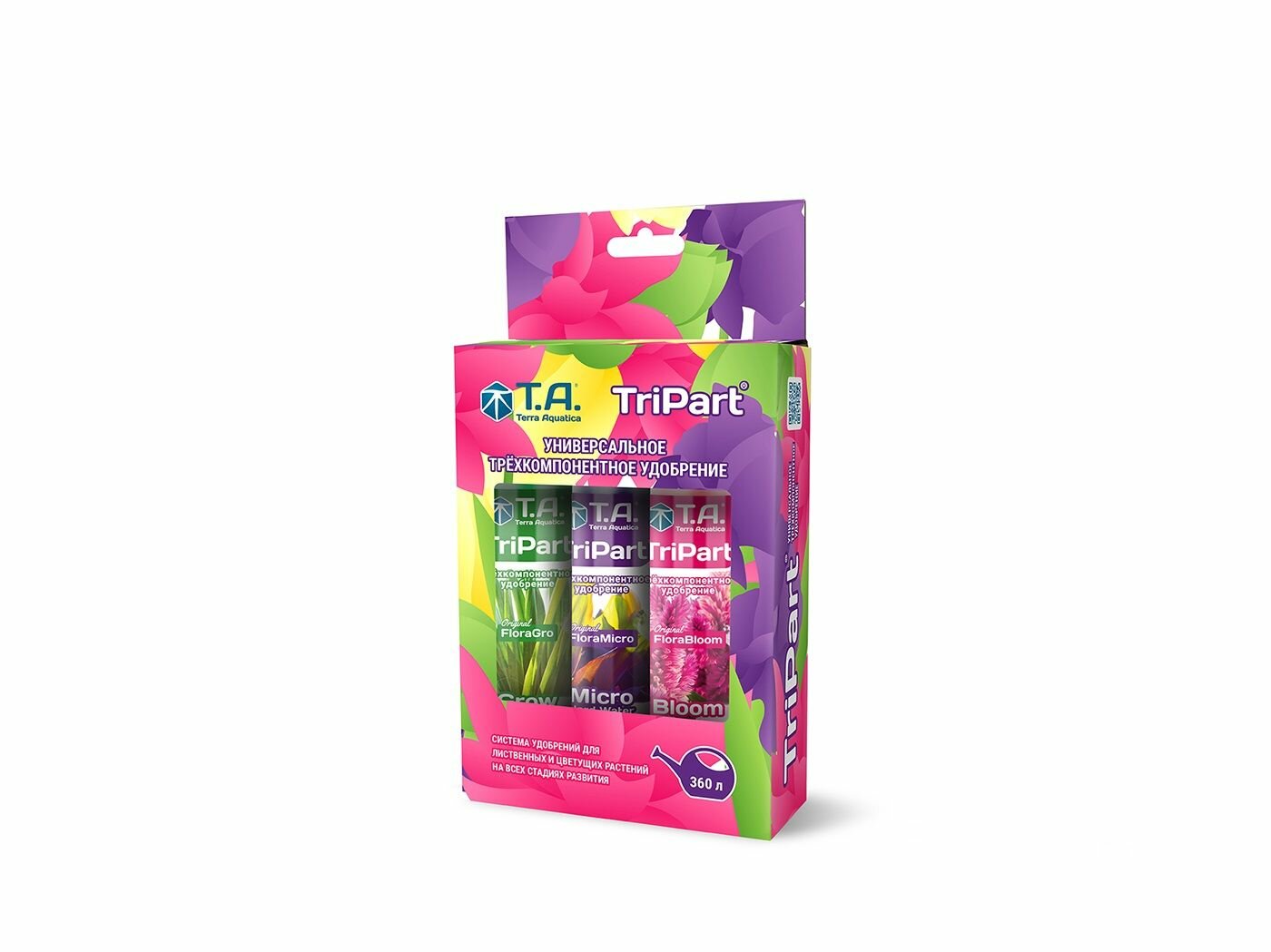 Комплект базовых удобрений Terra Aquatica TriPart T.A. 3х60ml (ex Flora Series GHE)