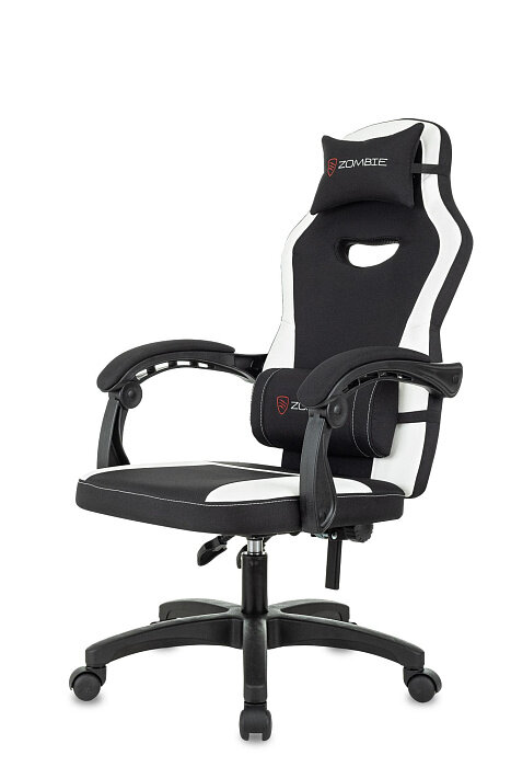 Кресло игровое Бюрократ Zombie iCruiser (Black/White)