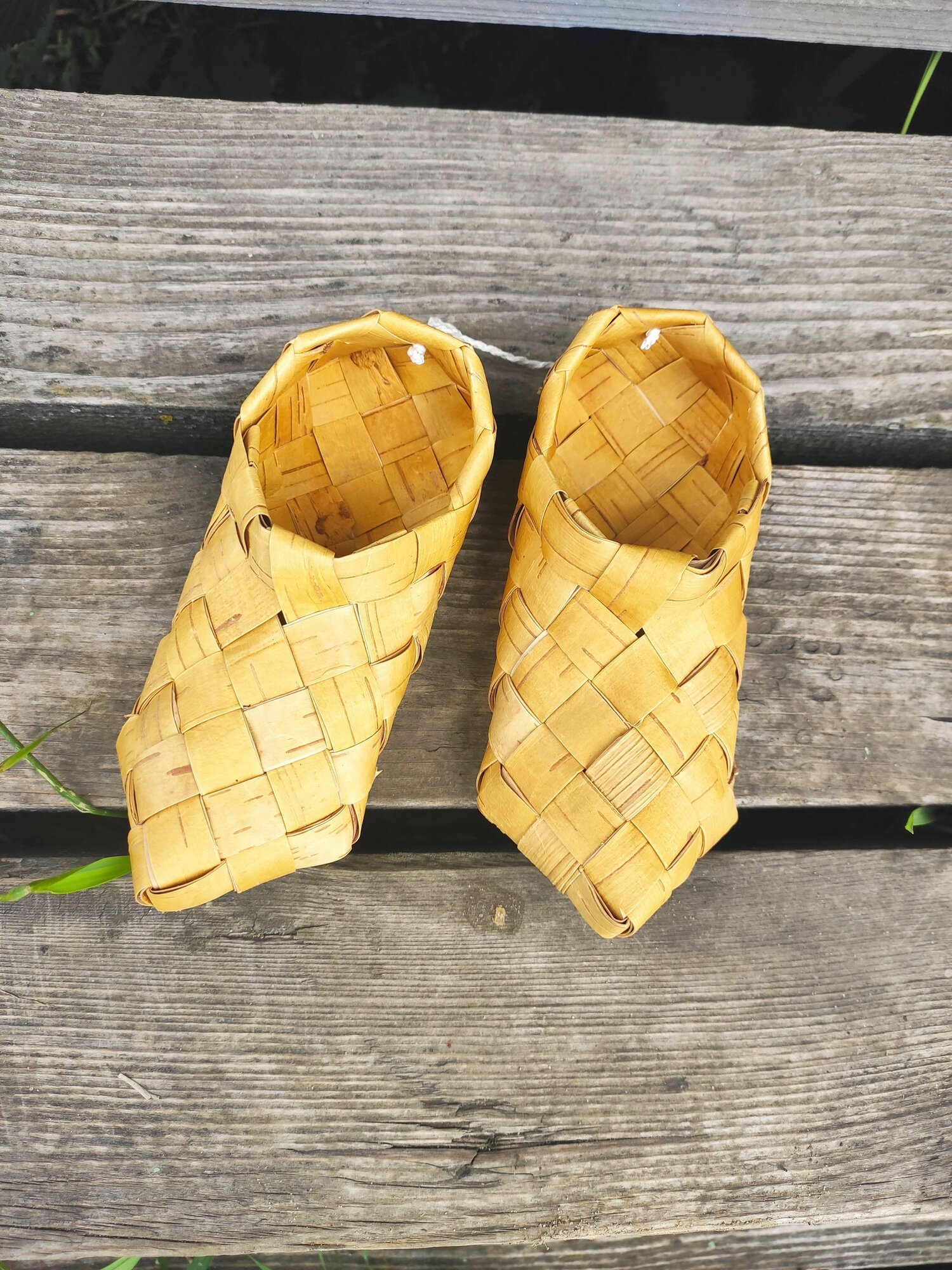 Лапти детские плетеные 18/20р.