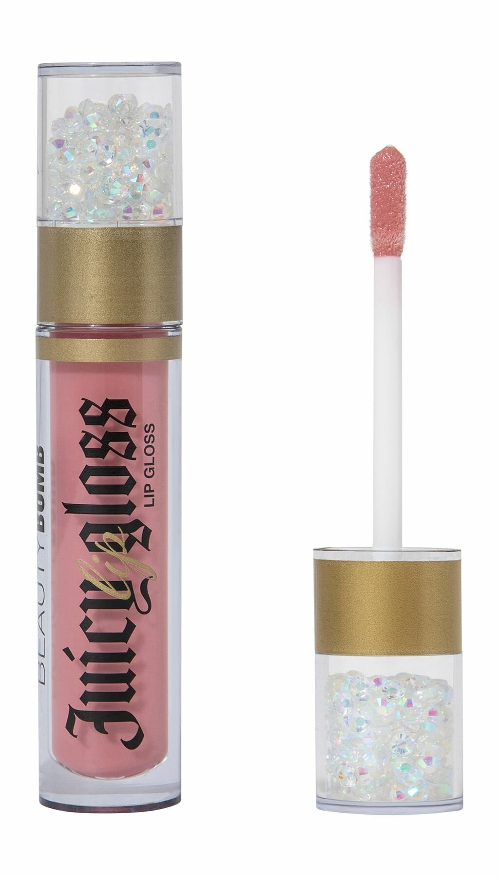 BEAUTY BOMB Блеск для губ Juicy, 3,4 мл, 03 Fashion Nude