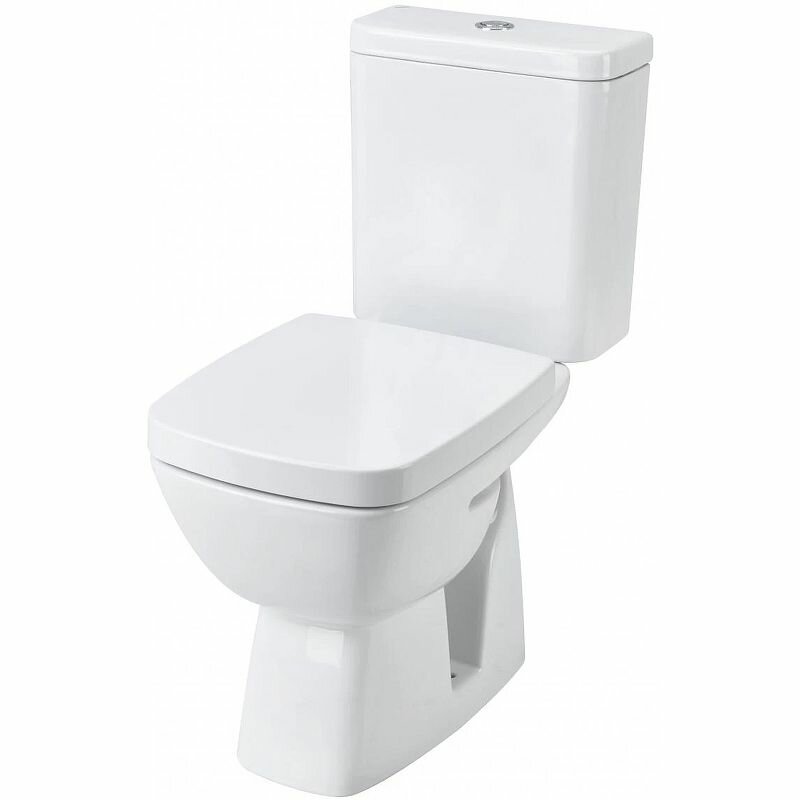 Унитаз-компакт Santek Нео Лайт напольный, с сиденьем микролифт, белый (1. WH30.2.409)