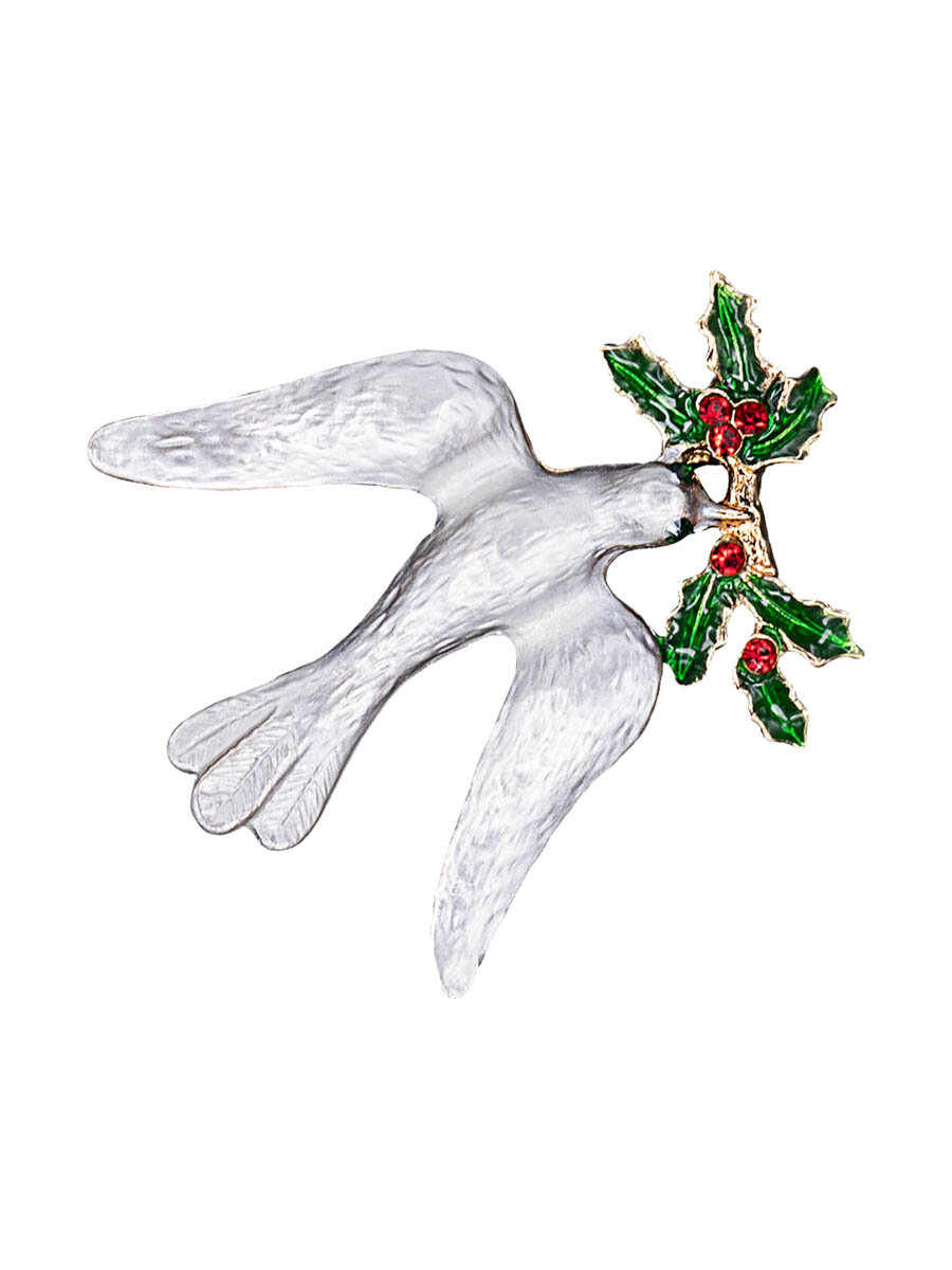 Брошь, стразы