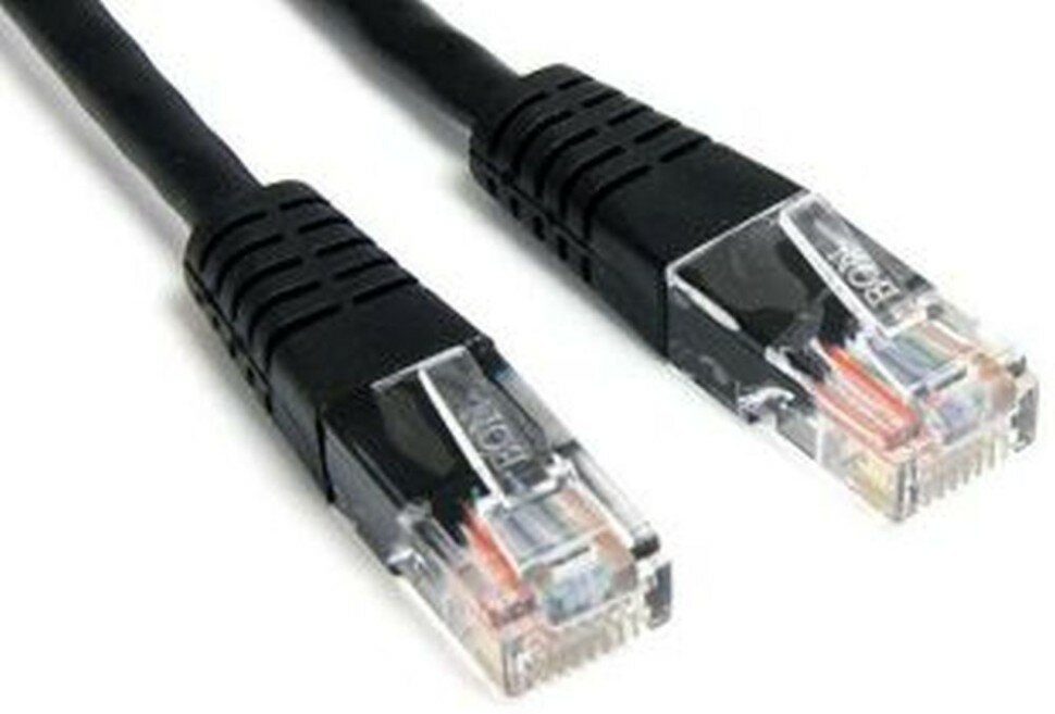 Патч-корд Lanmaster TWT-45-45-15-BK UTP RJ-45 вил.-вилка RJ-45 кат.5E 15м черный ПВХ (уп:1шт)