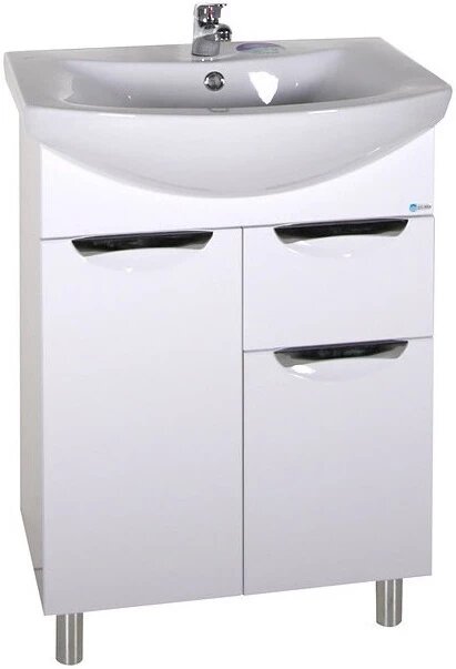 Тумба с раковиной белый 61 см ASB-Mebel Мессина