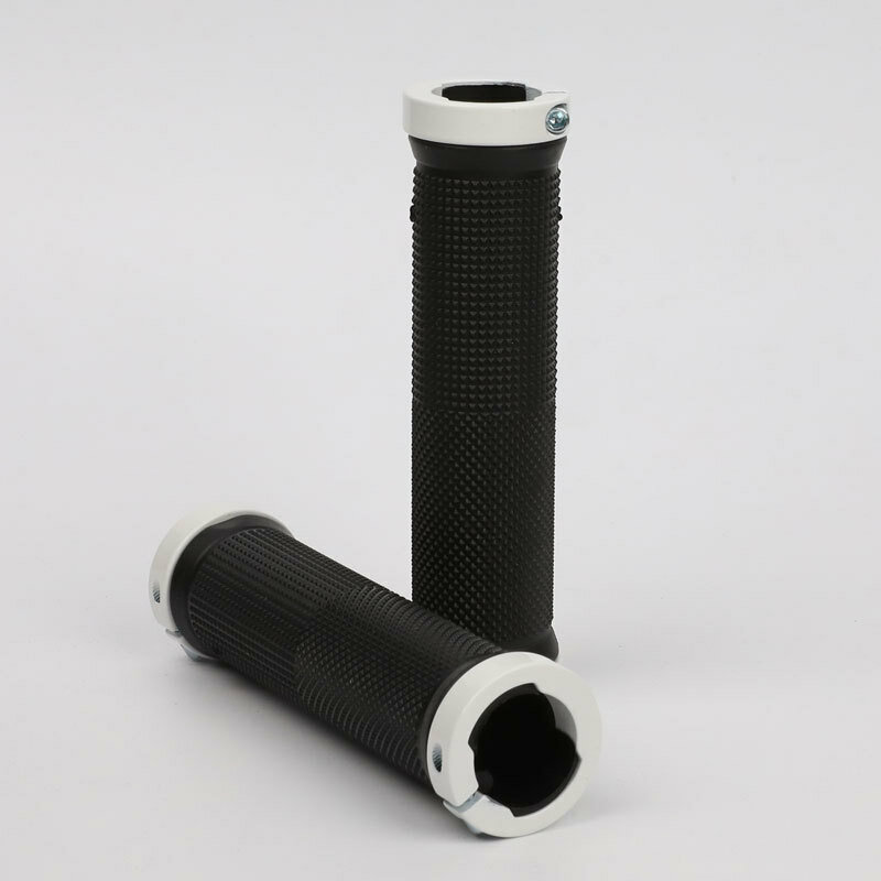 Ручка для горного велосипеда/кольцо из алюминия круглой формы для блокировки ручки/аксессуары для велосипедного оборудования [ручка круглой формы] (Ручка круглой формы-белая)