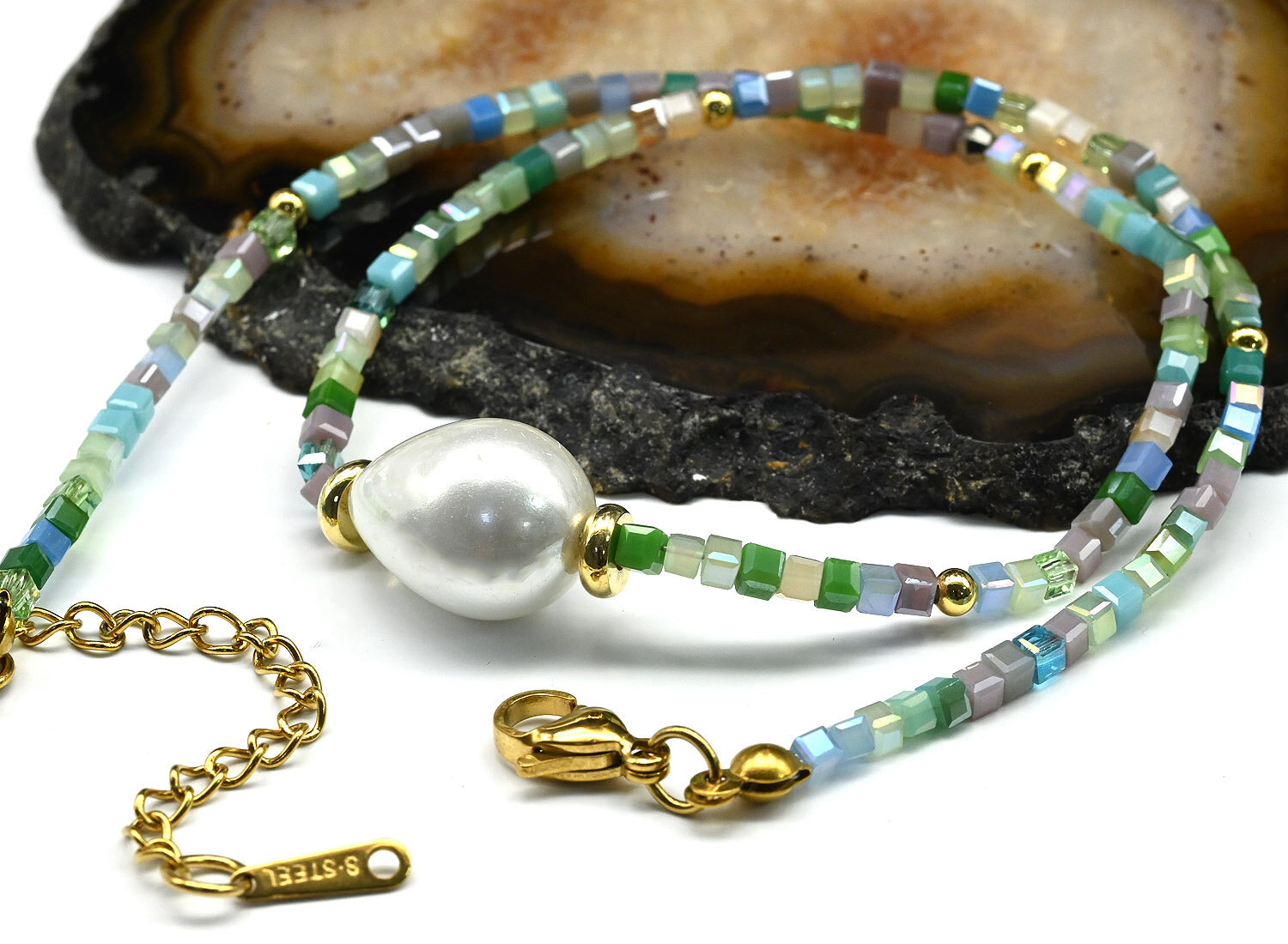 Чокер, циркон