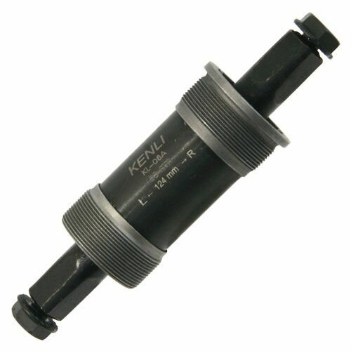 KENLI Каретка-картридж MTB BC 1.37"X24T L/R 68/127 мм, стальные чашки, стальной корпус, 2 промподшипника, в торг. уп.