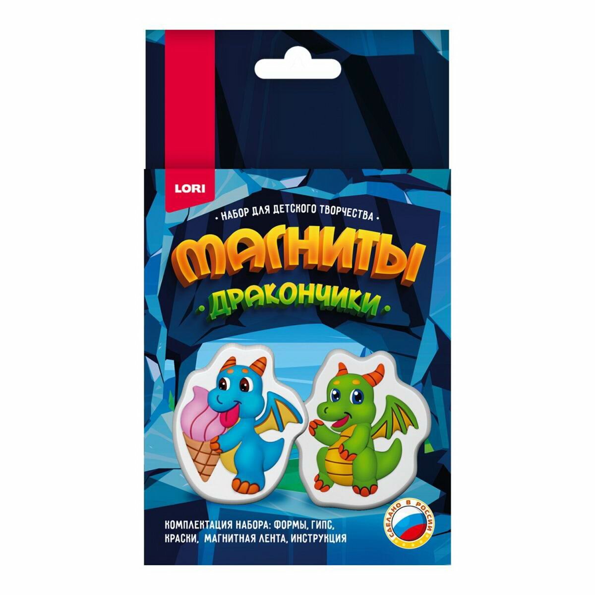 Набор д/творчества LORI Магниты из гипса: Маленькие лакомки Пз/Г-048