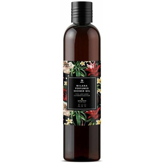 Гель для душа Grass Milana Spring Bloom с маслом герани, 350 мл