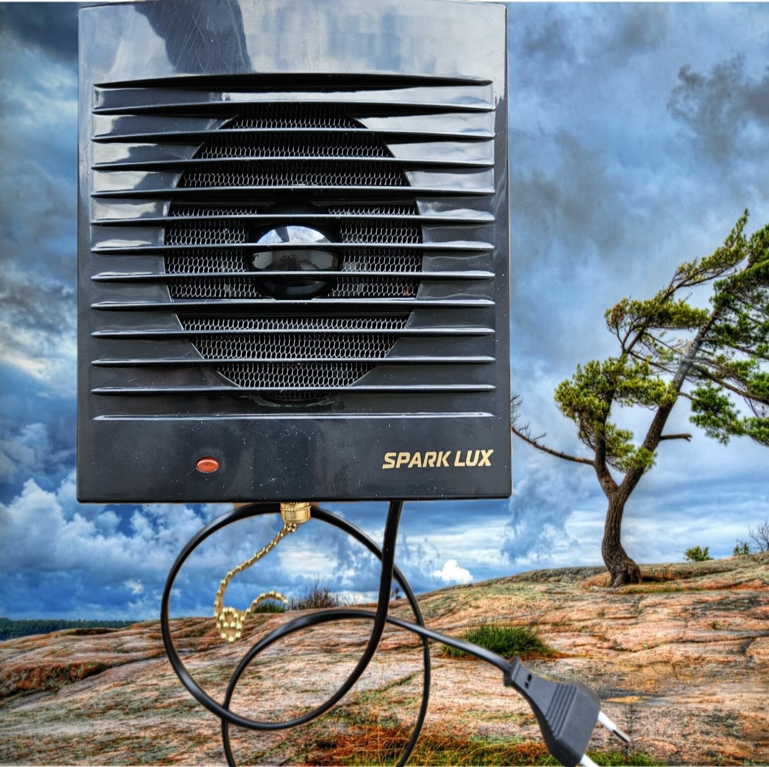 Вентилятор вытяжной диаметром 96мм с цепочкой выключения