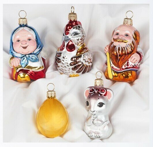 Елочная игрушка Набор 5 елочных игрушек