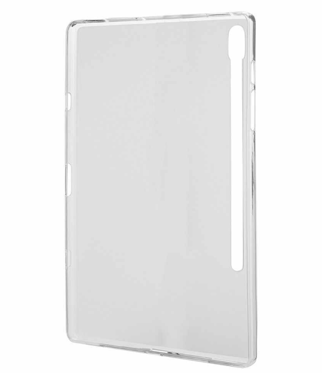 Чехол панель-накладка MyPads для Samsung Galaxy Tab S7+ plus 12.4 SM-T970 / T975 (2020) ультра-тонкая полимерная из мягкого качественного силикона белая