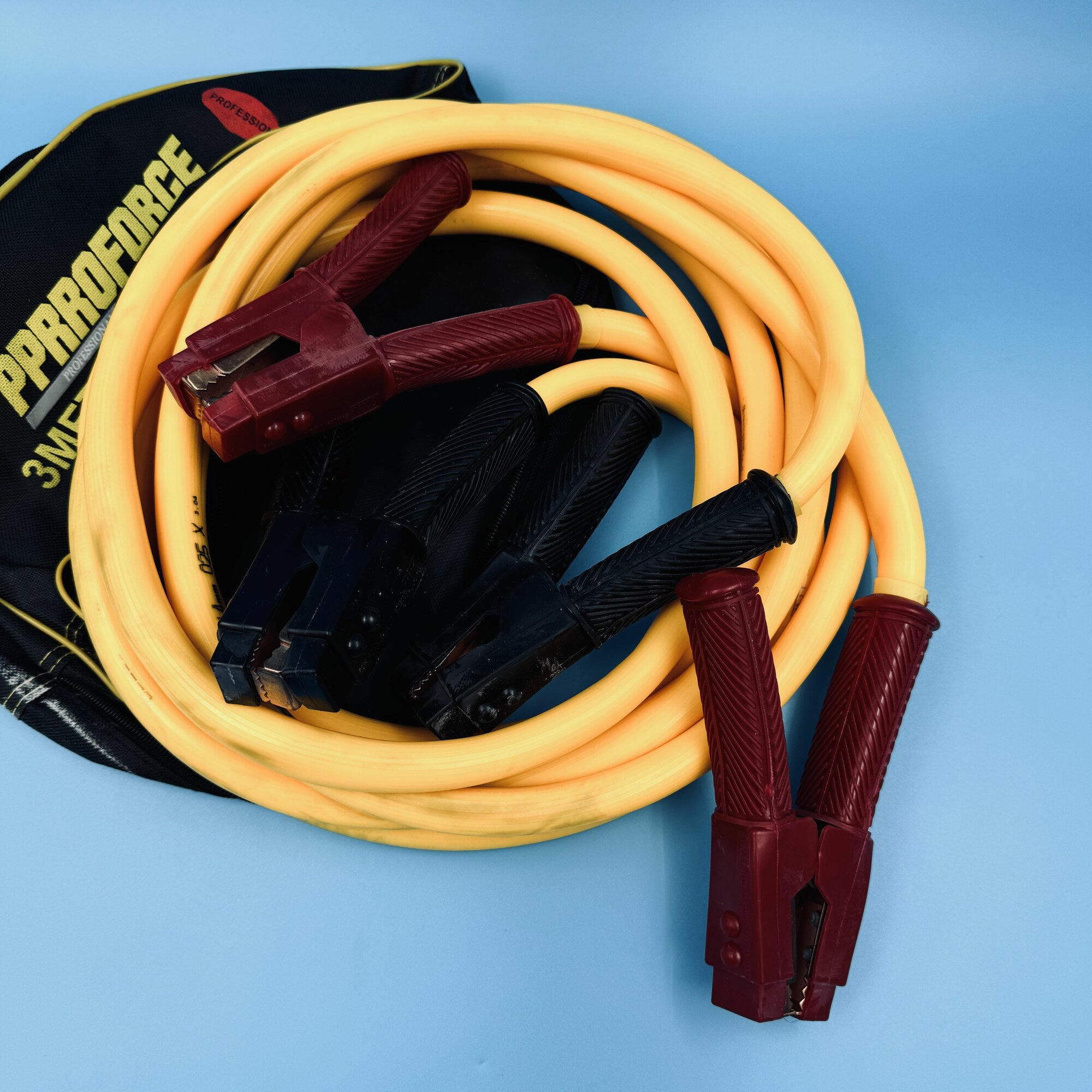 Пусковые провода 3000 А 3 метра мощные крокодилы для прикуривания авто и грузовика