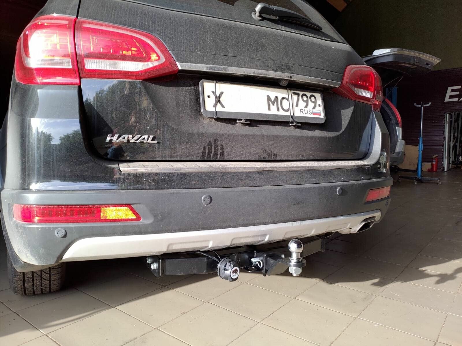 Фаркоп с элект. Smart, на Haval H6 FA 0240-E (c 2015 г. в.), M6(с 2023 г. в.) (паспорт и сертификат в комплекте) Бизон