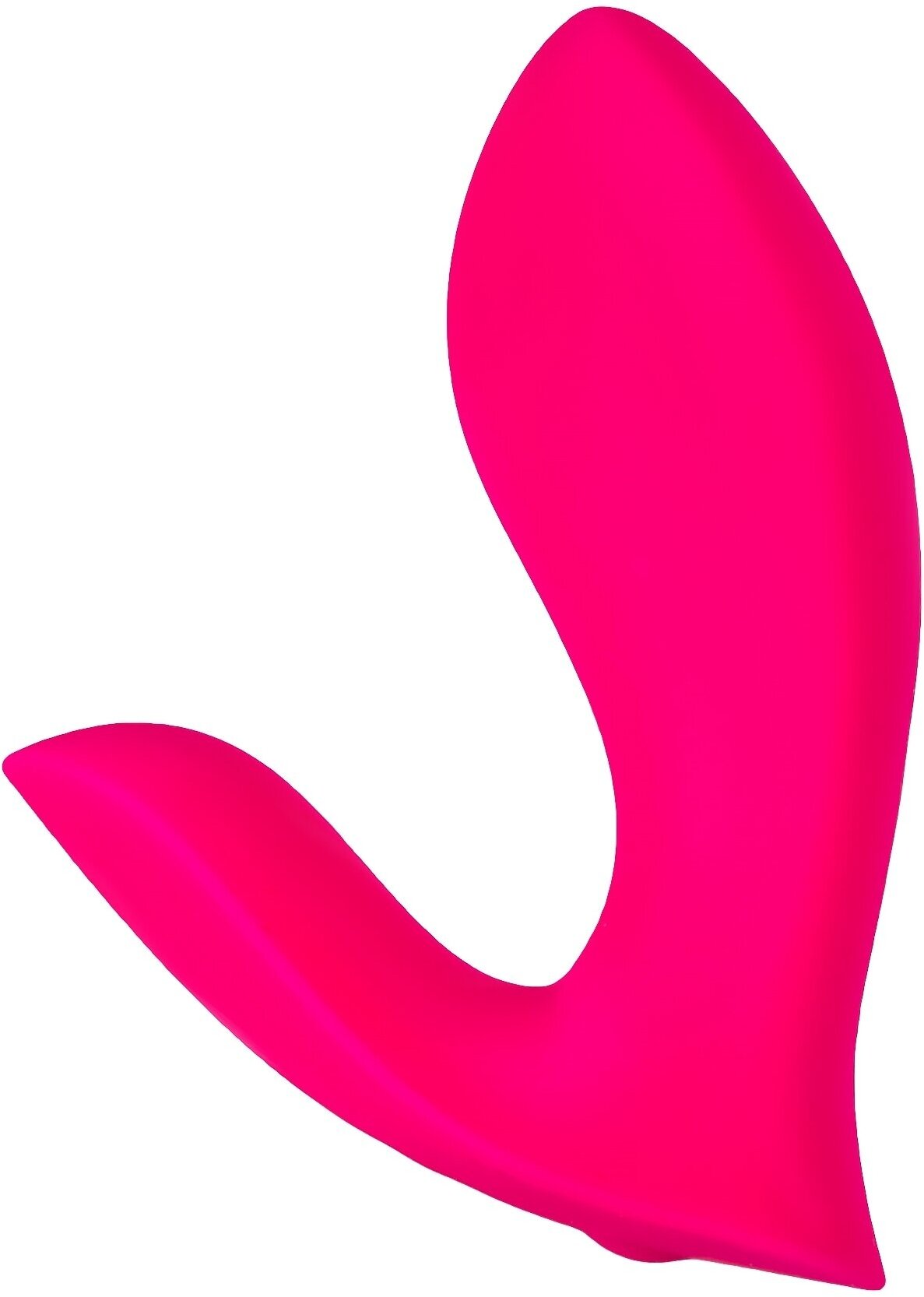 Вибратор Lovense Flexer, силикон, для клитора и точки G, с пультом, водонепроницаемый, розовый