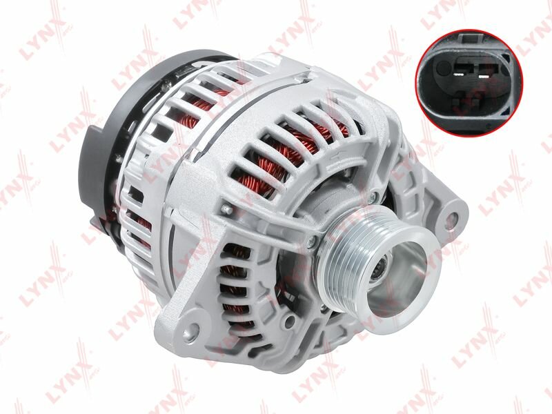 LYNXauto Генератор (140 A, 7PK) FIAT Ducato(244) 2.3 JTD 02-12/ Ducato(250,290) 2.3 D 06>, IVECO Daily 2.3 D 06-14, UAZ Patriot 2.3 D 05-12