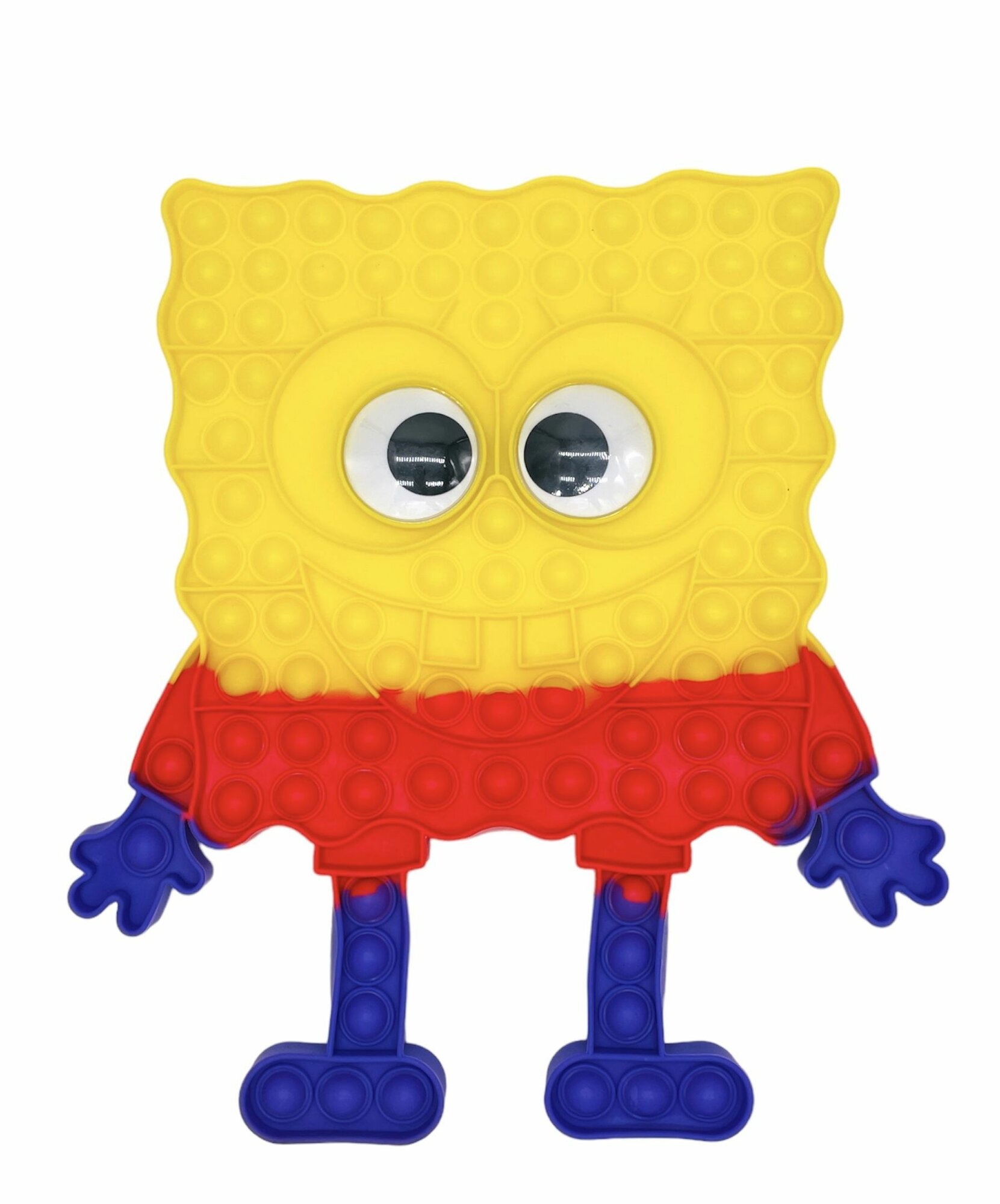 Сенсорная игрушка Pop It Спанч Боб антистресс/ Гигантский размер/Большой Поп Ит/ Супер Гигант Поп Ит