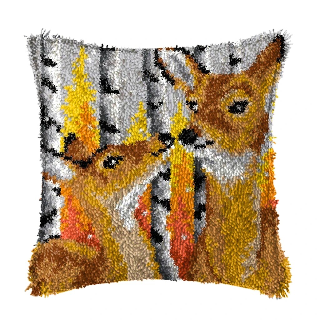 Набор для ковровой вышивки "Лошадь, олень" pulaqi W-BZ1584-43-43