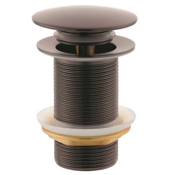 Донный клапан без перелива, цвет графит ViEiR