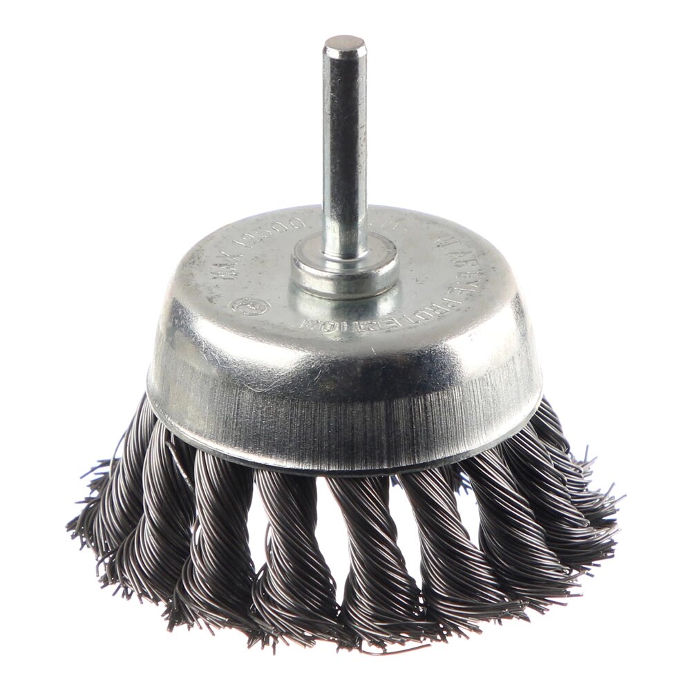 Щетка-насадка DORN для дрели крученая чашечная 75 мм