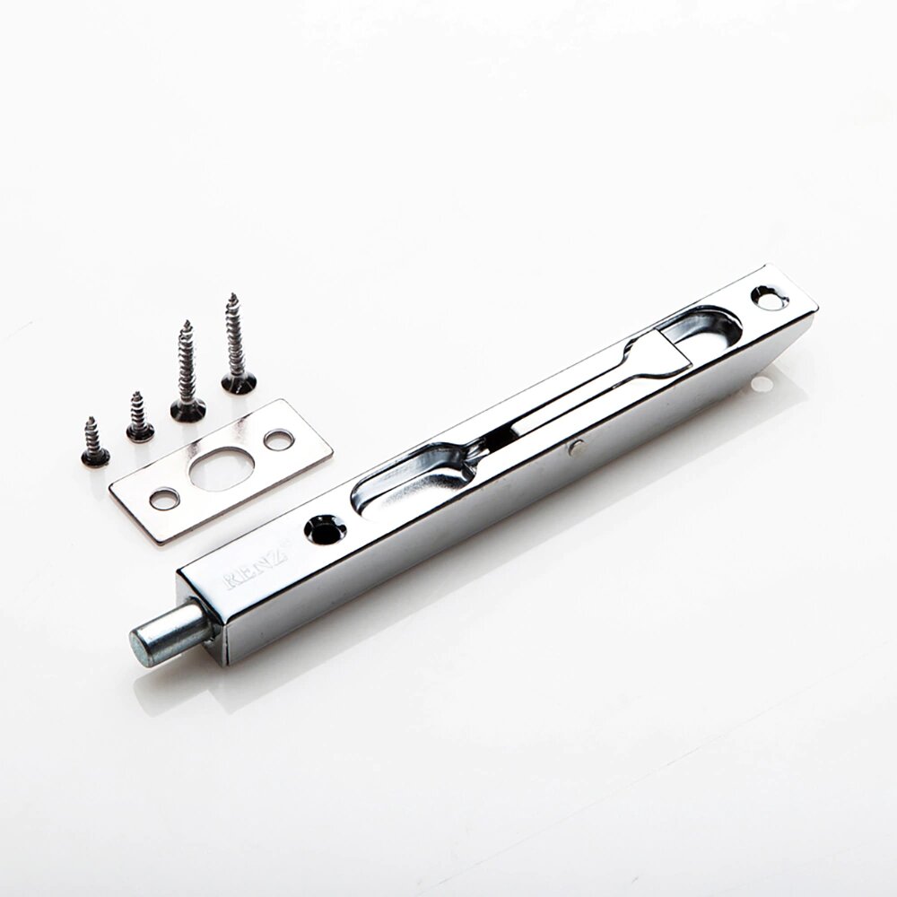 Ригель дверной Ренц 140 мм хром