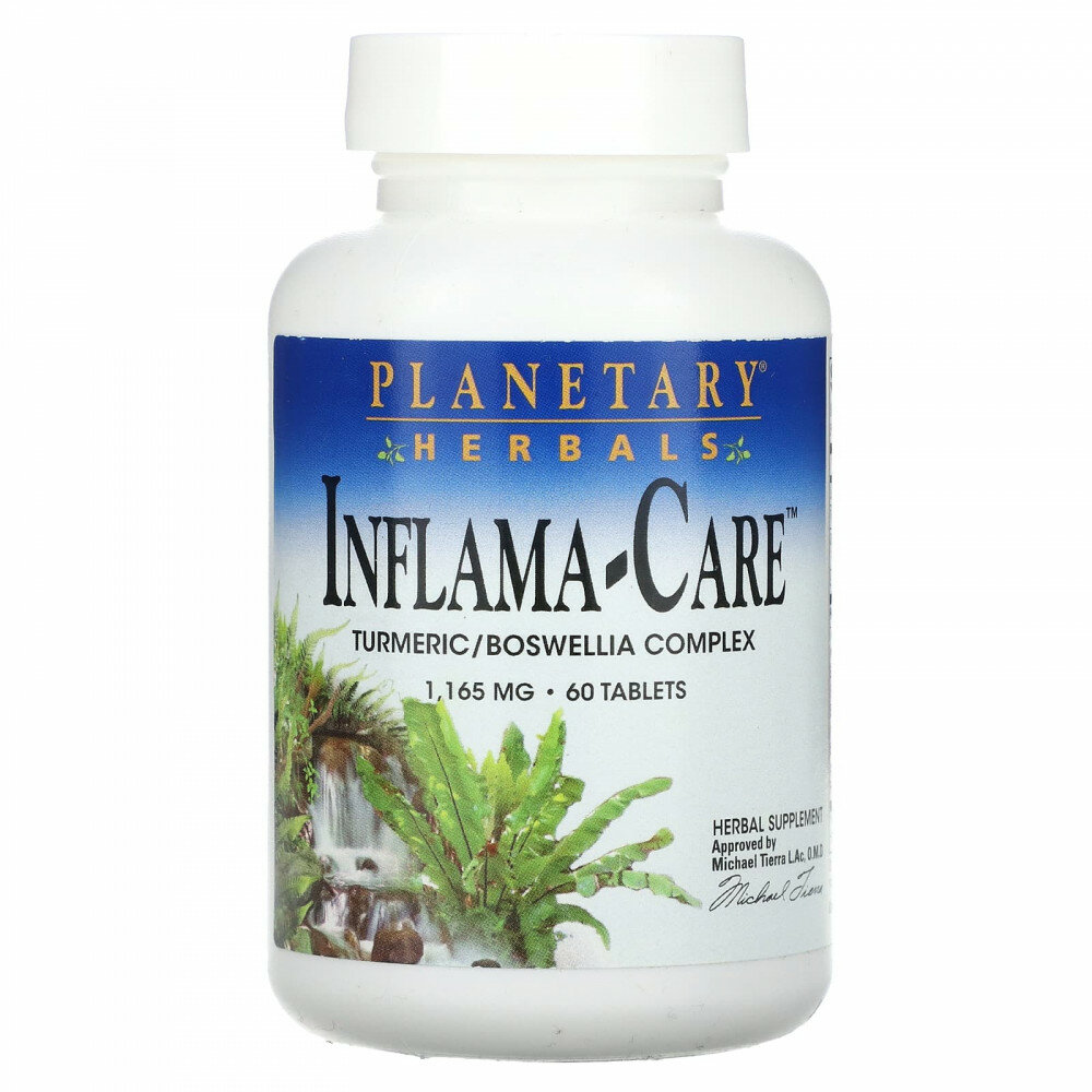 Planetary Herbals, Inflama-Care™, 60 таблеток