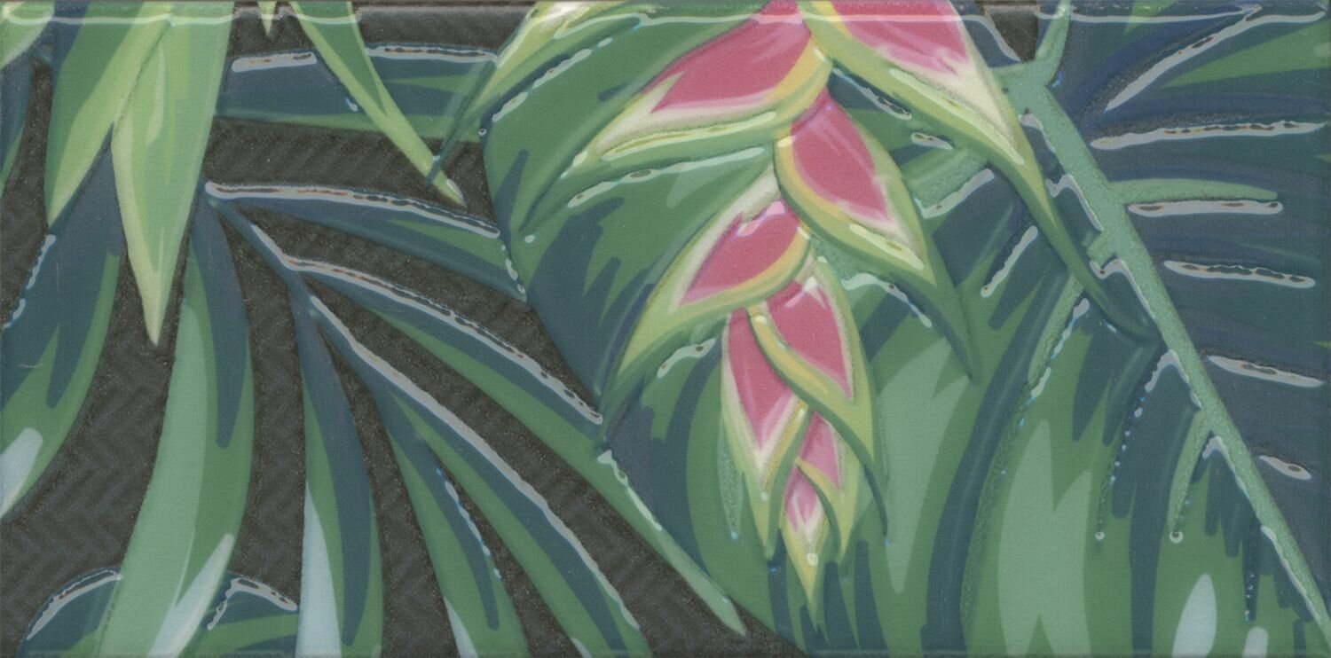 Керамическая плитка KERAMA MARAZZI HGD/A496/19056 Пальмейра 4, 9,9х20 керам. декор Цена за 1/шт