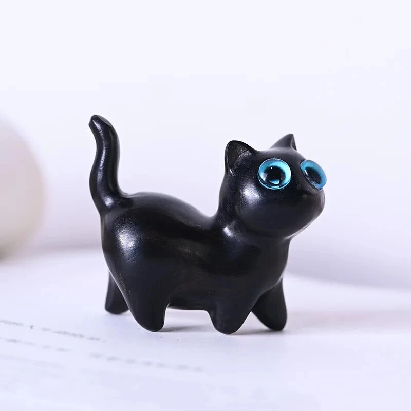 Черная статуэтка кота, Цвет: J