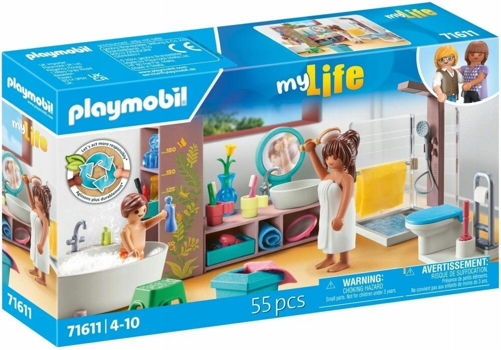 Конструктор Playmobil My Life - Ванная комната - Плеймобиль 71611