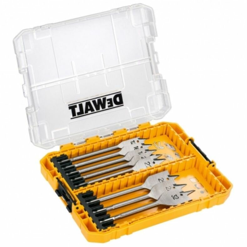 Набор сверел перовых "DeWalt" 8шт 12-32 DT70750