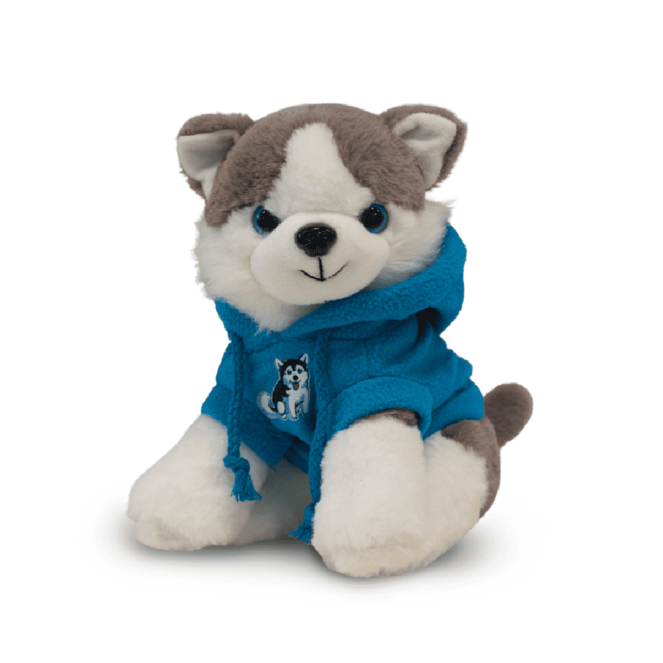 Мягкая игрушка Mimis собака Хаски Джек Mi228