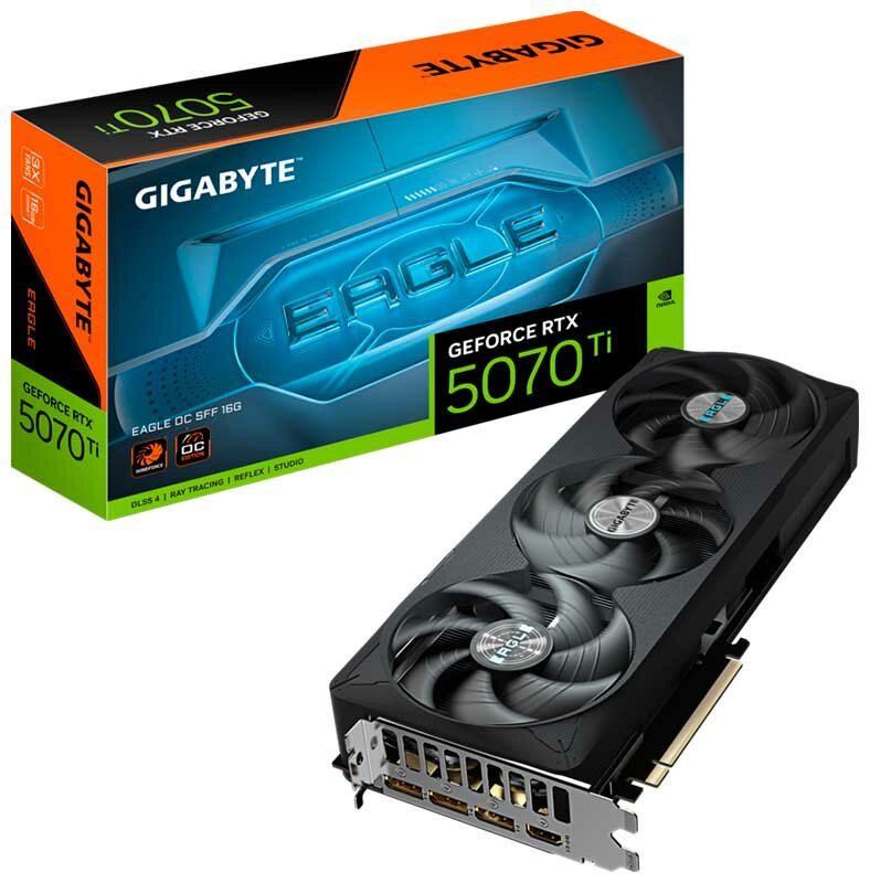 Видеокарта Gigabyte GeForce RTX 5070 Ti EAGLE OC 16Gb (GV-N507TEAGLE OC-16GD)