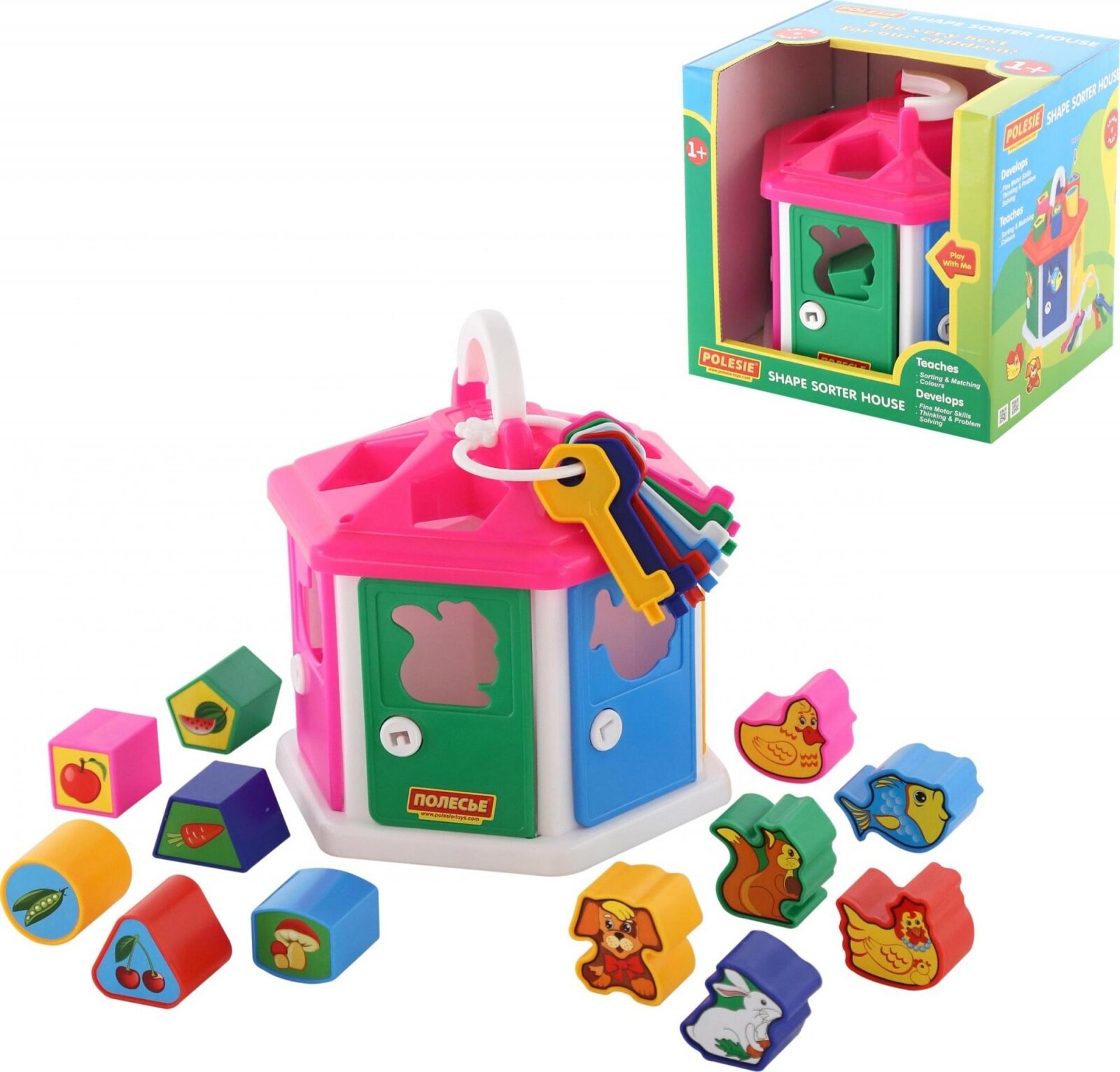 Сортер Полесье Логический домик