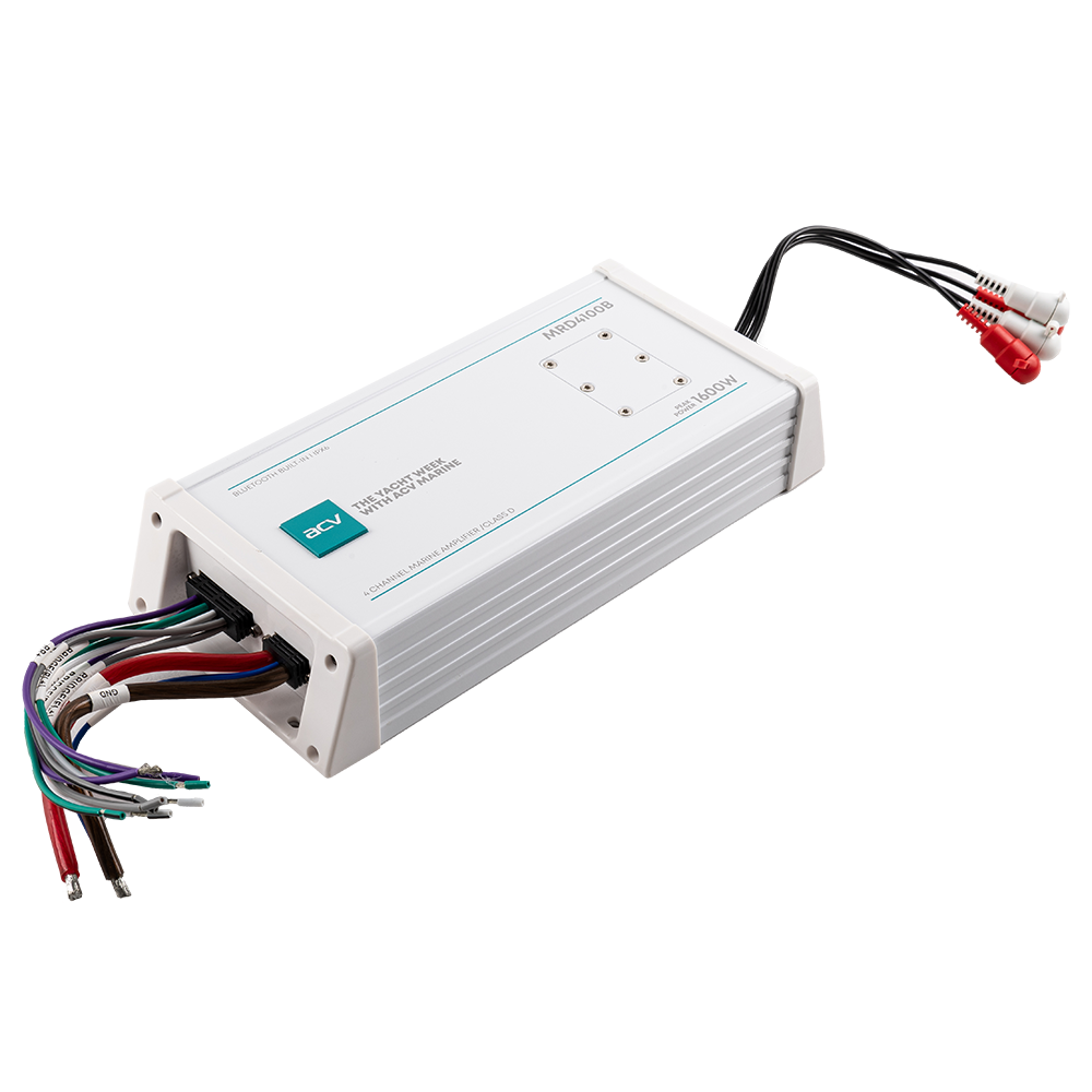 Усилитель ACV MARINE MRD4100B морской(влагозащищенный) 4*100 Вт/4-3-2 канал 4-20 Ом